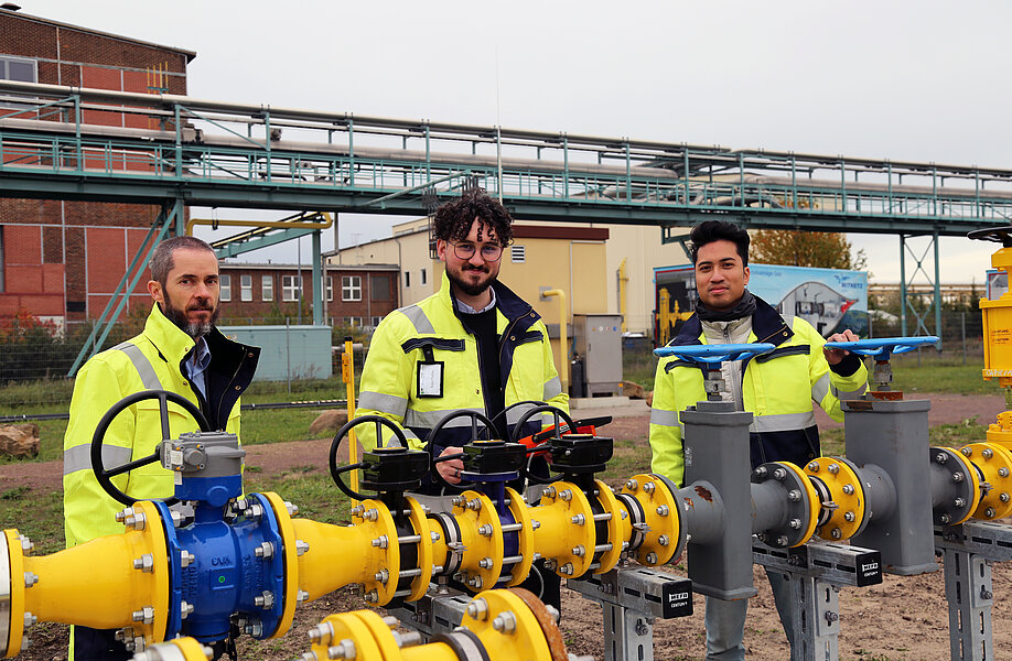 HTWK Leipzig | Wasserstoffdorf: Gasleitungen erstmals sichtbar